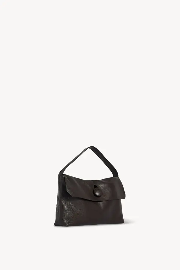 The Row Sally Leather Bag - Dark Brown | Editorialist